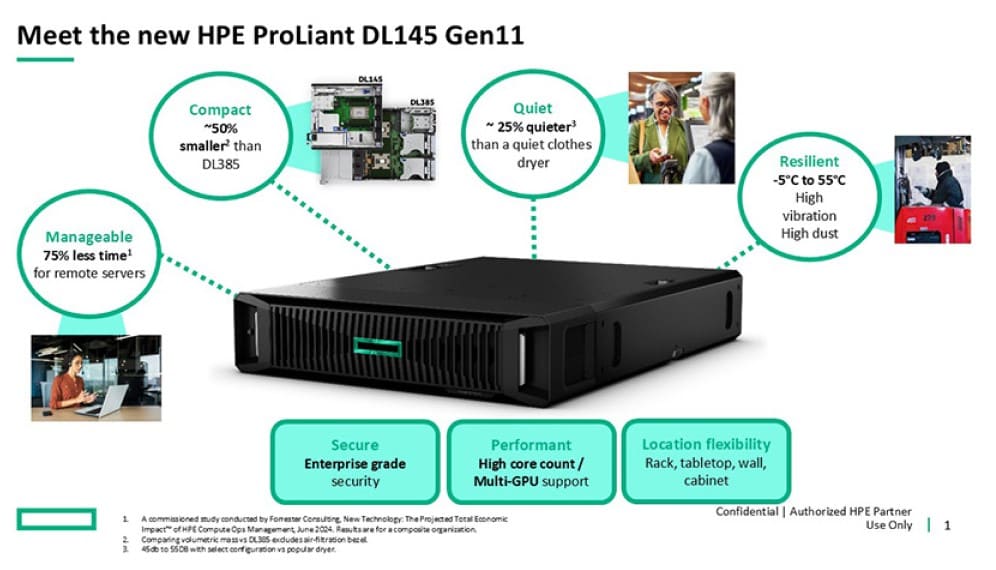 معرفی سرور HPE ProLiant DL145 Gen11 و بررسی کارآیی آن